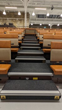 Seat Sizes & Standing Shows | Woolwich Works